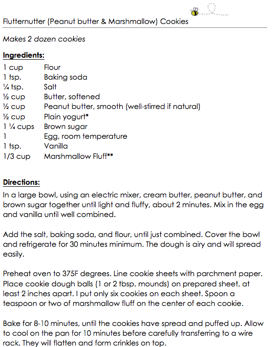 Flutternutter cookies snippet 1 – A Bee Bakes