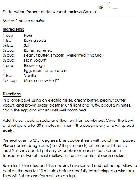 Flutternutter (Peanut Butter Marshmallow) Cookies – A Bee Bakes