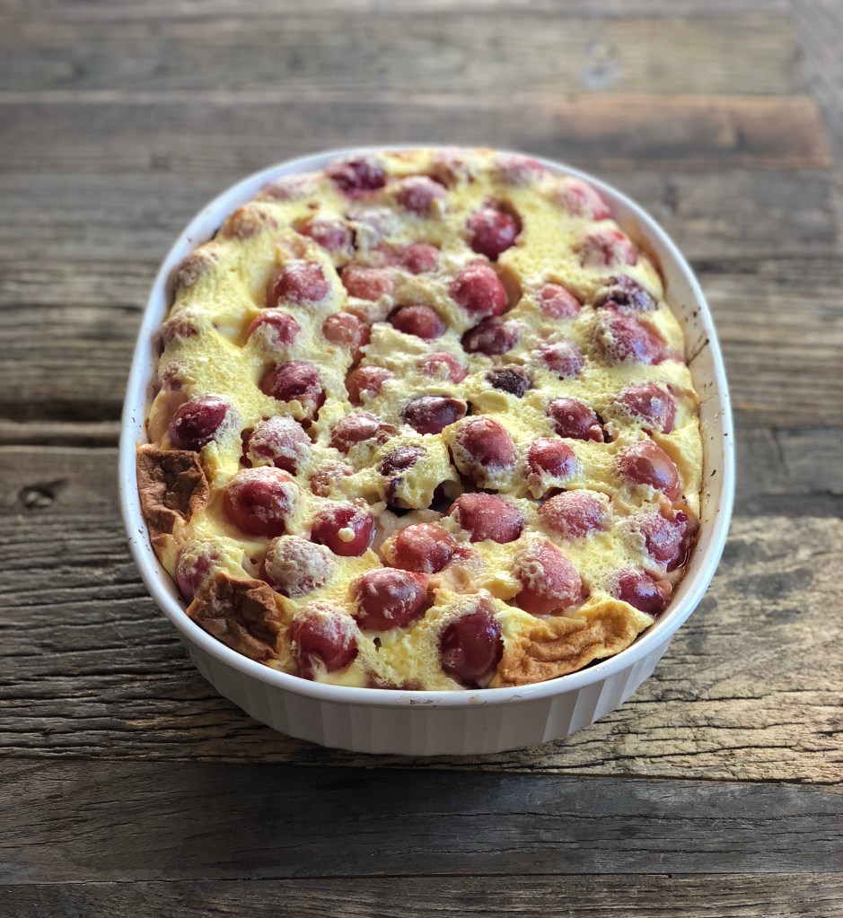 Cherry Clafoutis – A Bee Bakes